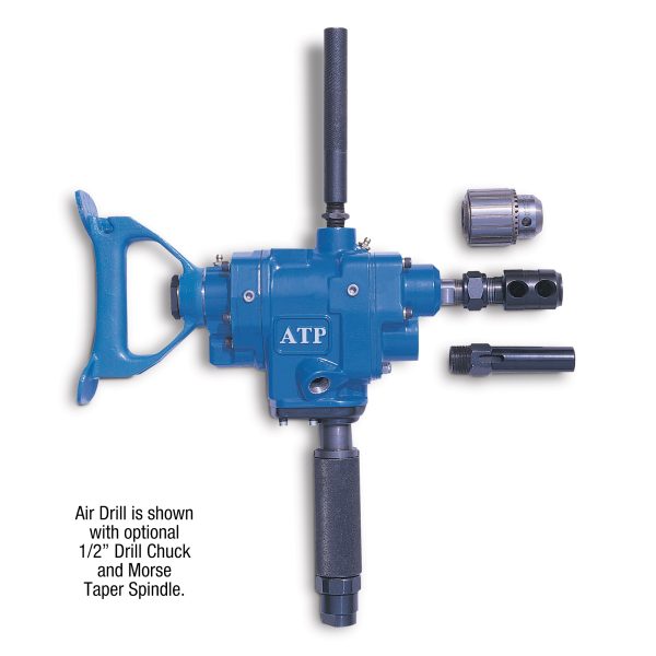 725 RPM Large Heavy Duty Pneumatic Air Drill, 5/8" Chuck - Continental ...