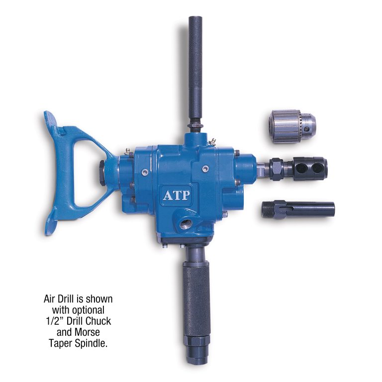 Pneumatic Large Air Drill-280RPM-1/2" CHUCK - Continental Tool Group